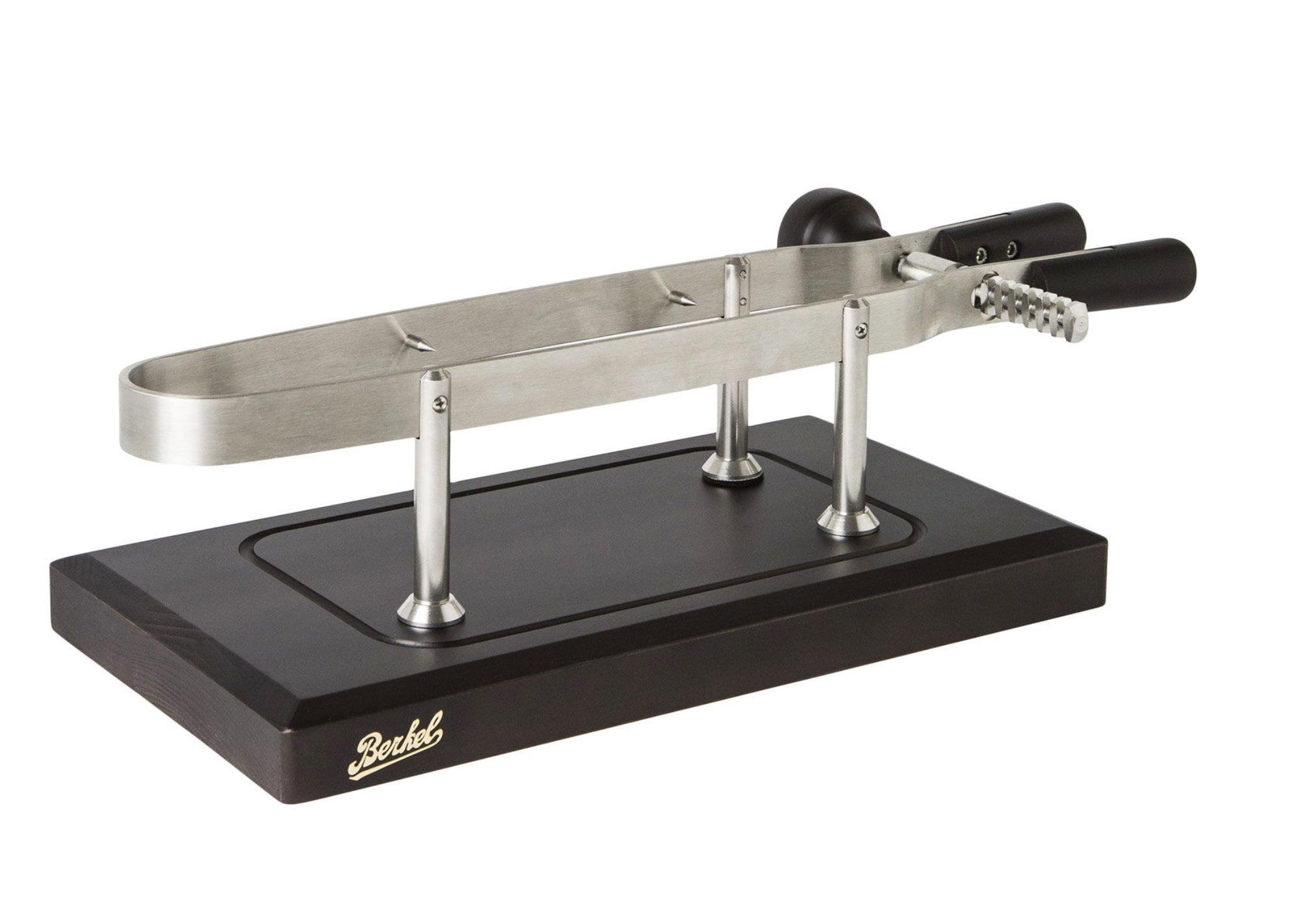 Ham Clamp for Italian Ham Knife - Wood base – myslicer.de